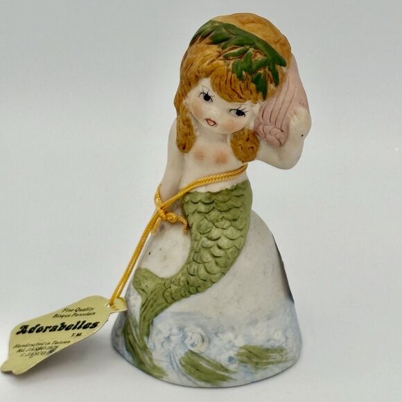 JASCO | Holiday | Vintage 979 Adorabelle Mermaid Bisque Porcelain 4 ...